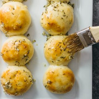 Small Batch Dinner Rolls with Garlic Butter - Savory Tooth
