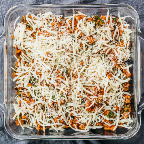 Eggplant Lasagna, Low Carb Gluten Free - Savory Tooth