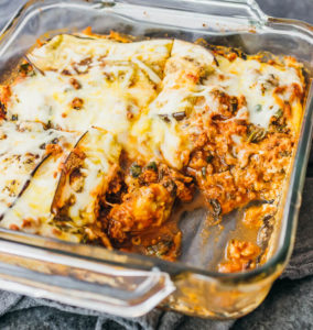 Eggplant Lasagna, Low Carb Gluten Free - Savory Tooth